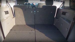Cargo dimensions of the 2021 Ford Transit Connect Passenger Wagon