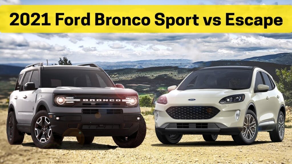 2021 Ford Bronco Sport vs 2021 Ford Escape | Cars with Steve
