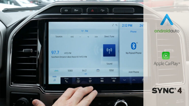 Sync4 Media Screen in the 2022 Ford SuperDuty