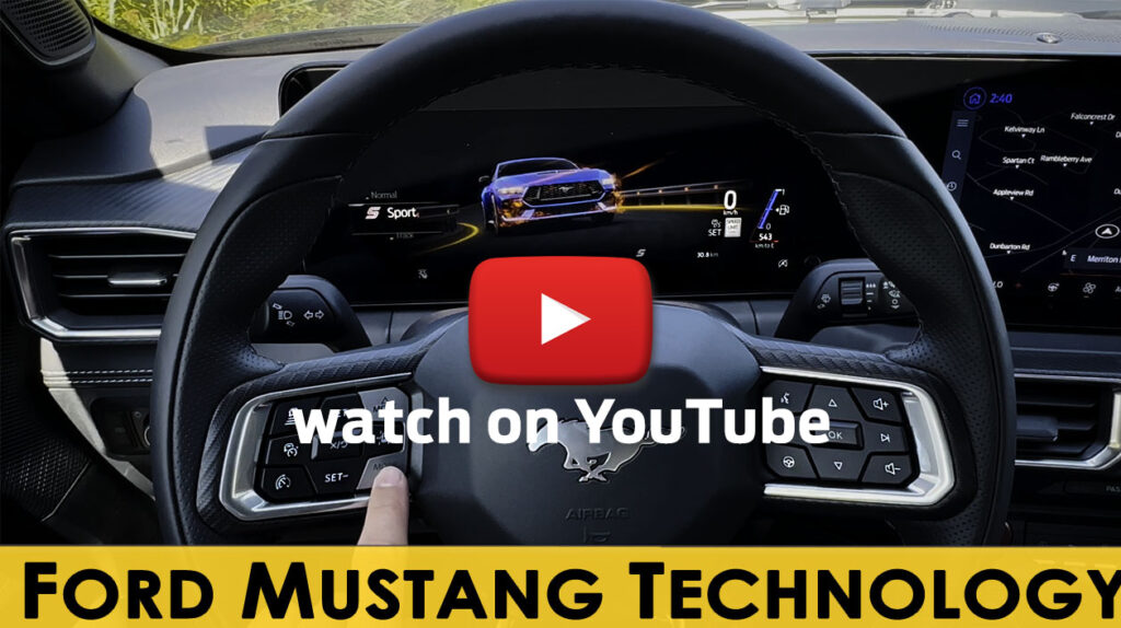 Steering Wheel and Cluster in the Ford Mustang