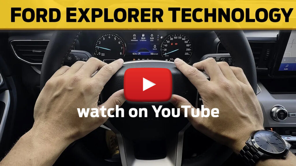 Ford Explorer Steering Wheel and Analogue Cluster (2020 - 2024 model)